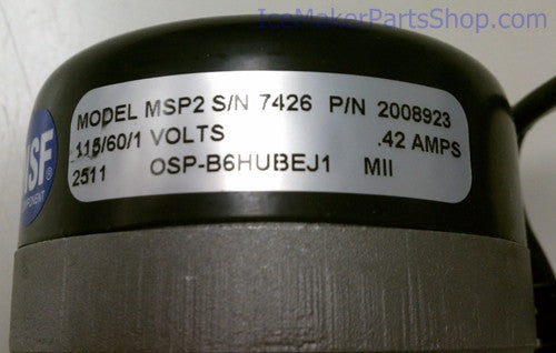 Manitowoc Water Pump 2008929 115v - In Stock Free Shipping – Manitowoc ...